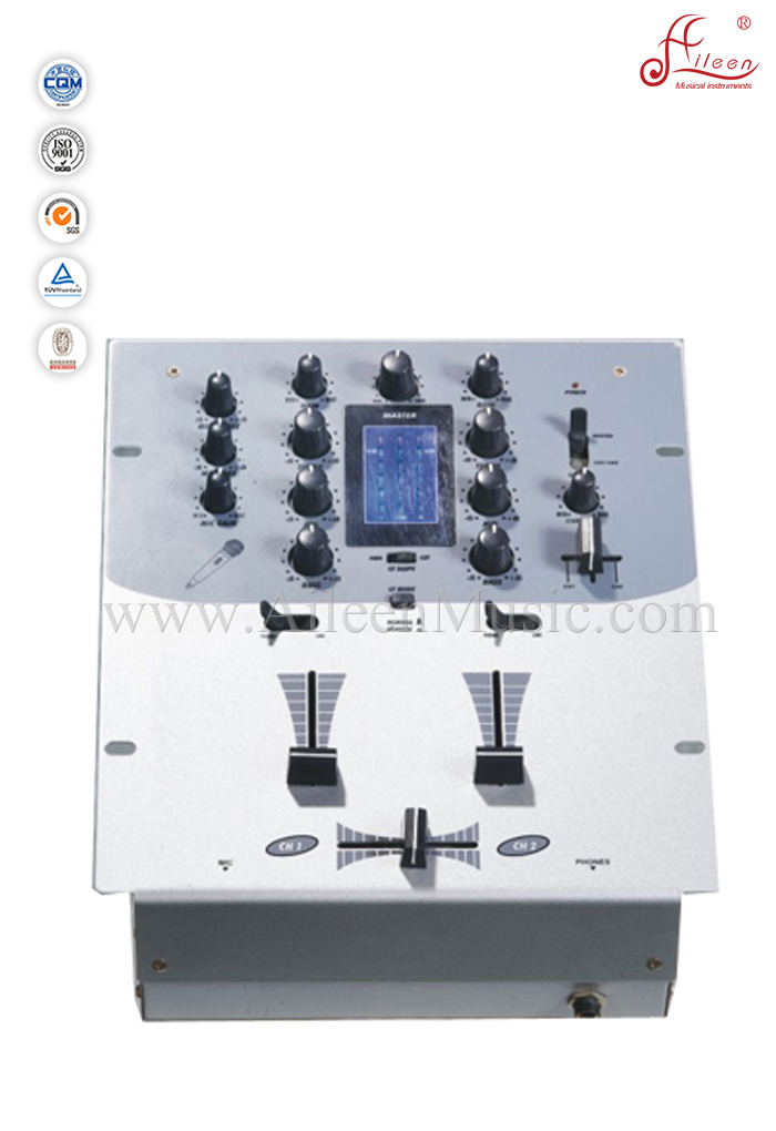 Professional Crossfader Headphone Output LED DJ Mixing Console (ADM-502 ...